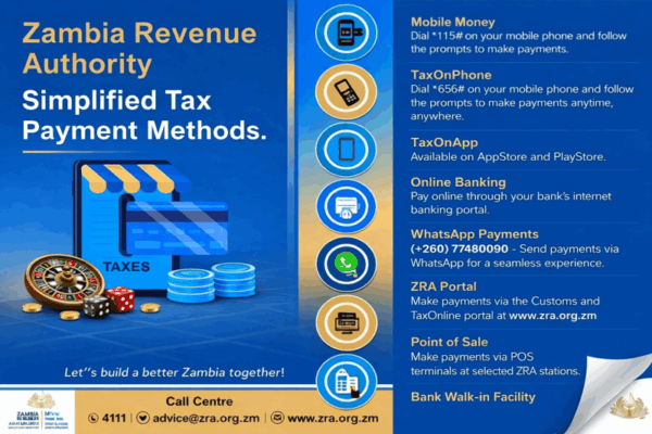 Zambia Revenue Authority expands digital tax payments including ...
