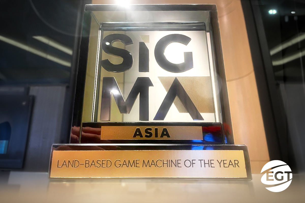 EGT wins “Land-Based Game Machine of the Year” at SiGMA Asia Awards