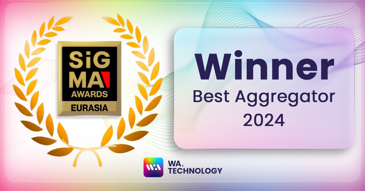 WA.Technology was recognised as ‘Best Aggregator’at SiGMA Eurasia Awards