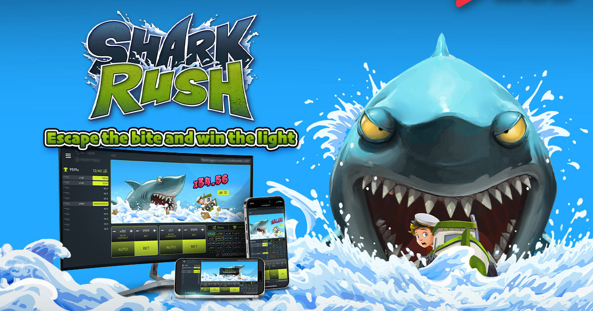 SimplePlay launched a new crash game: “Shark Rush”