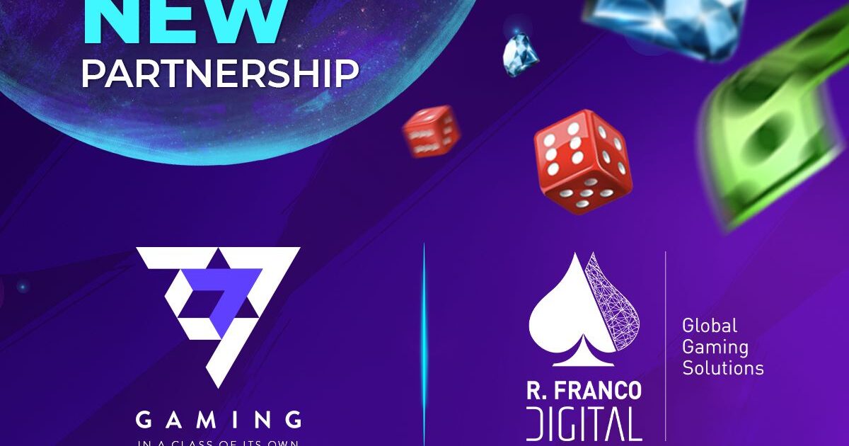 R. Franco Digital e 777 gaming anuciam parceria (Imagem: Divulgação)