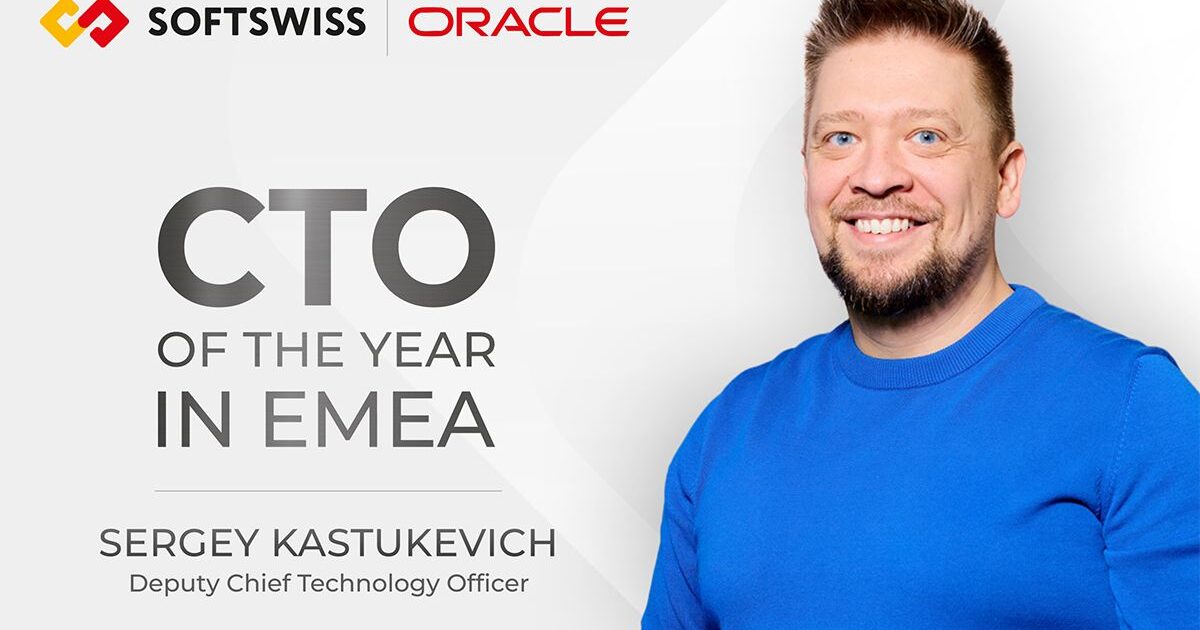 Vice-CTO da SOFTSWISS é eleito o melhor na EMEA no Prêmio Oracle ...