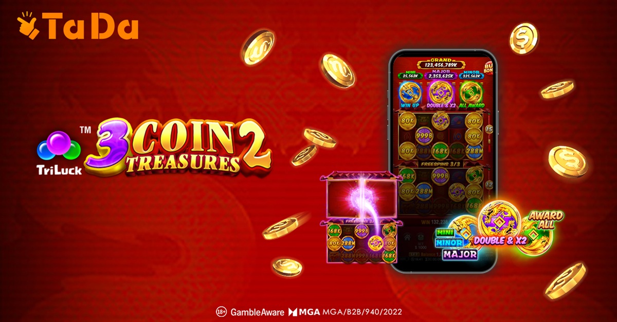 3 Coin Treasures 2: TaDa Gaming apresenta sequência de sucesso da série ...