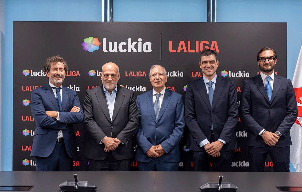 Ya es oficial: LALIGA y Luckia sellaron su acuerdo de colaboración