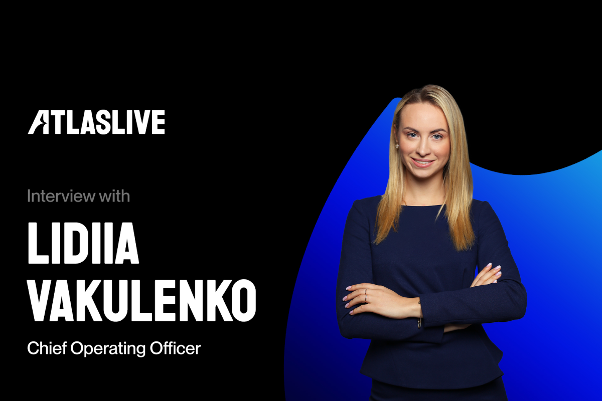 Lidiia Vakulenko, COO at Atlaslive: “We are technically ready to adapt ...