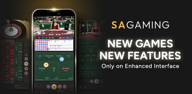 SA Gaming introduces its newly revamped user interface