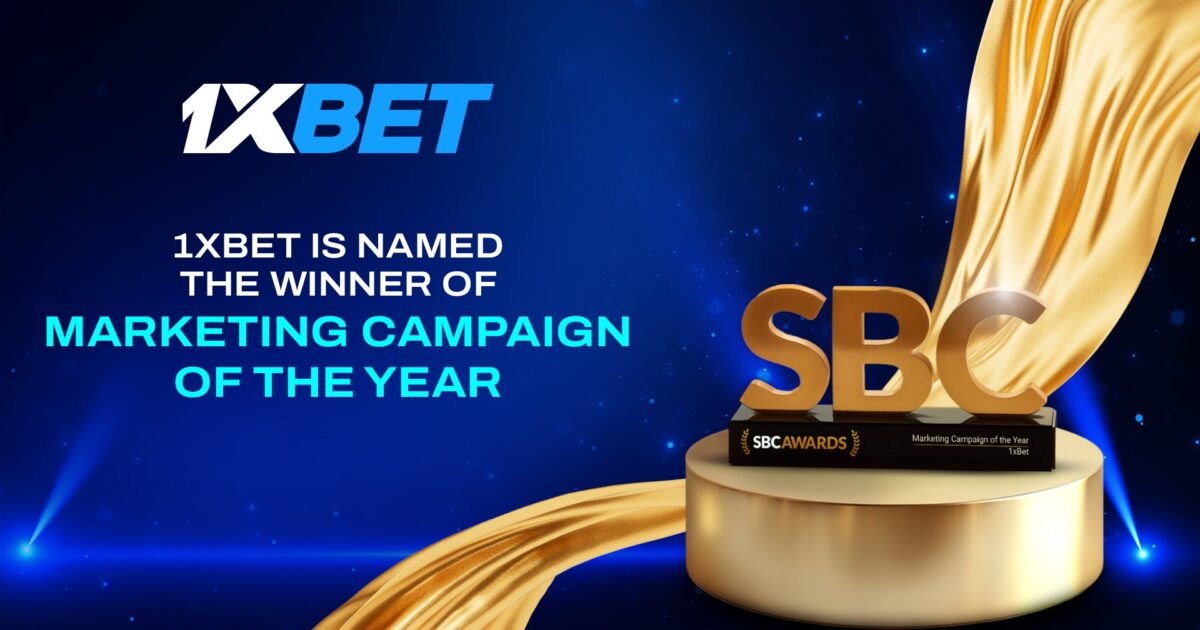 1xBet wins “Marketing Campaign of the Year” award at SBC Awards 2025